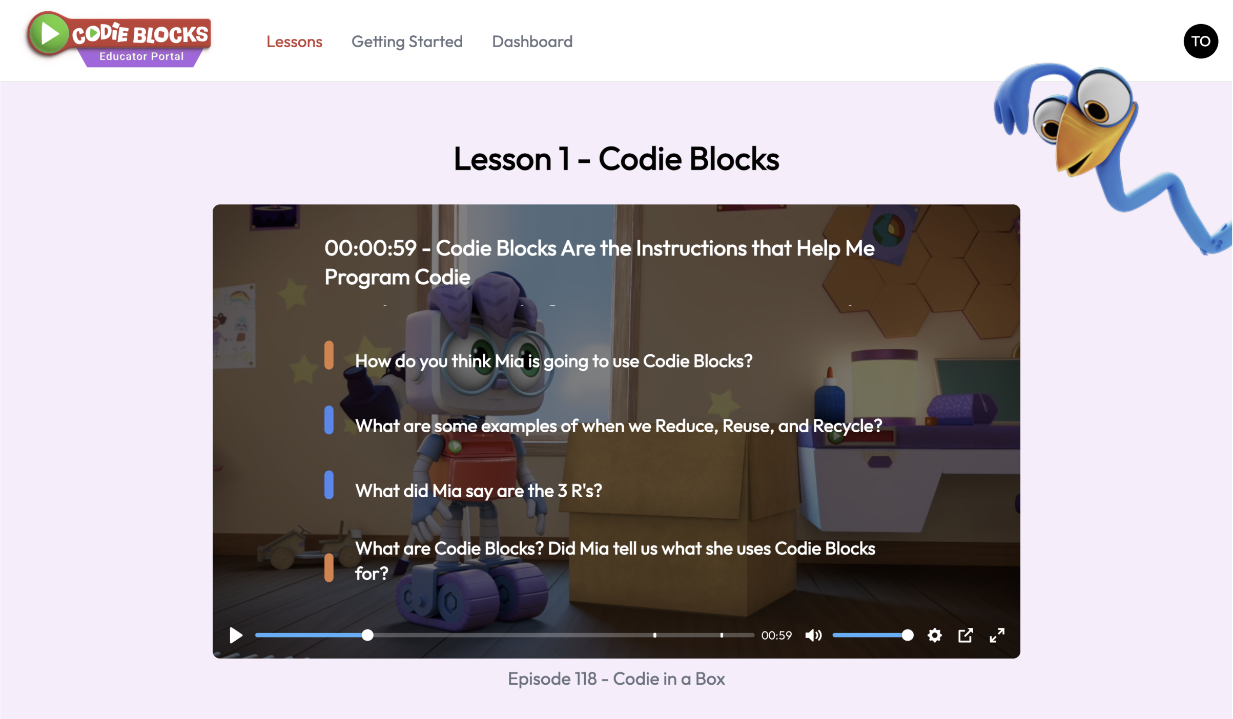 You can also find all the Video Discussion Questions, labeled by subject, further down.